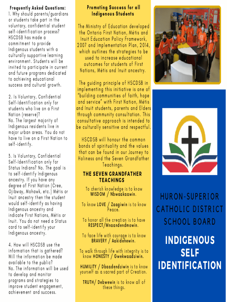 Fillable Online Indigenous Self-identification Fax Email Print - pdfFiller