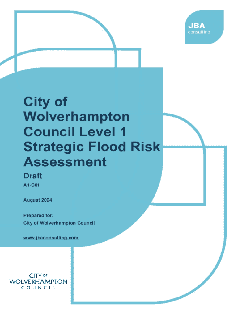 Fillable Online City of Wolverhampton Council Level 1 Strategic Flood ...
