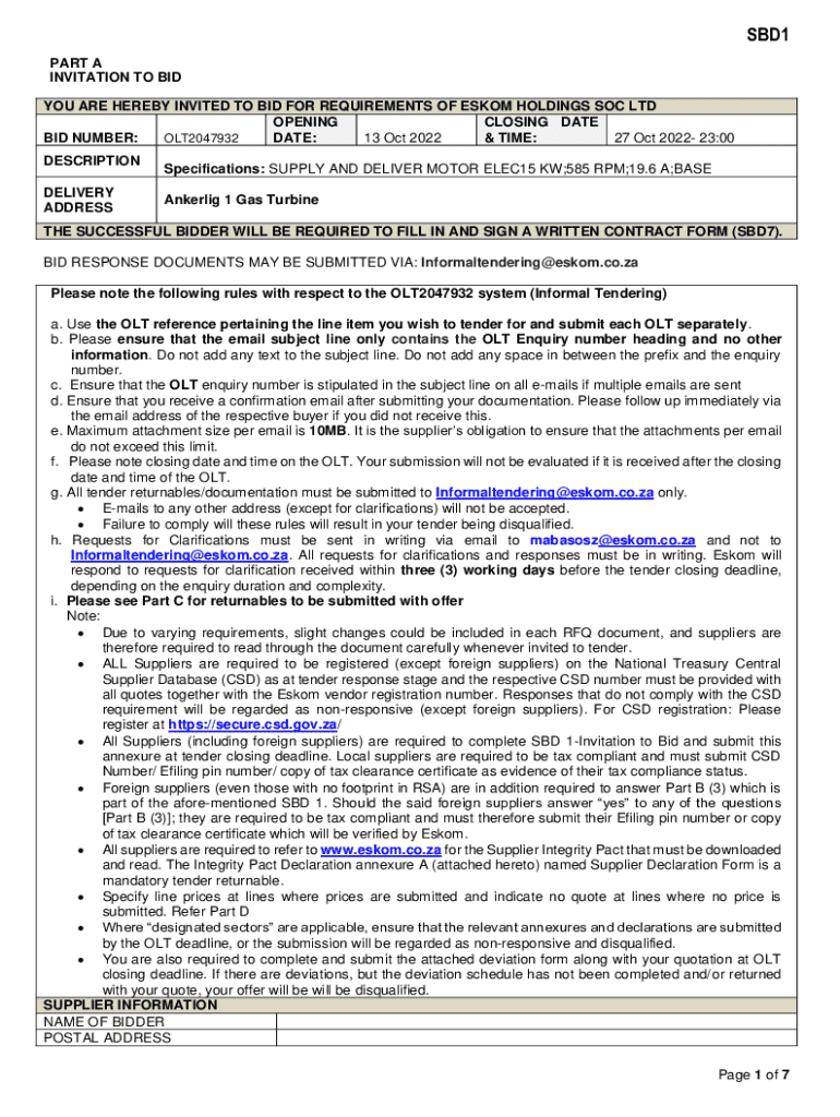 Fillable Online Invitation to Bid Fax Email Print - pdfFiller