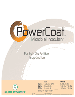 Fillable Online Microbial Inoculant Fax Email Print - pdfFiller
