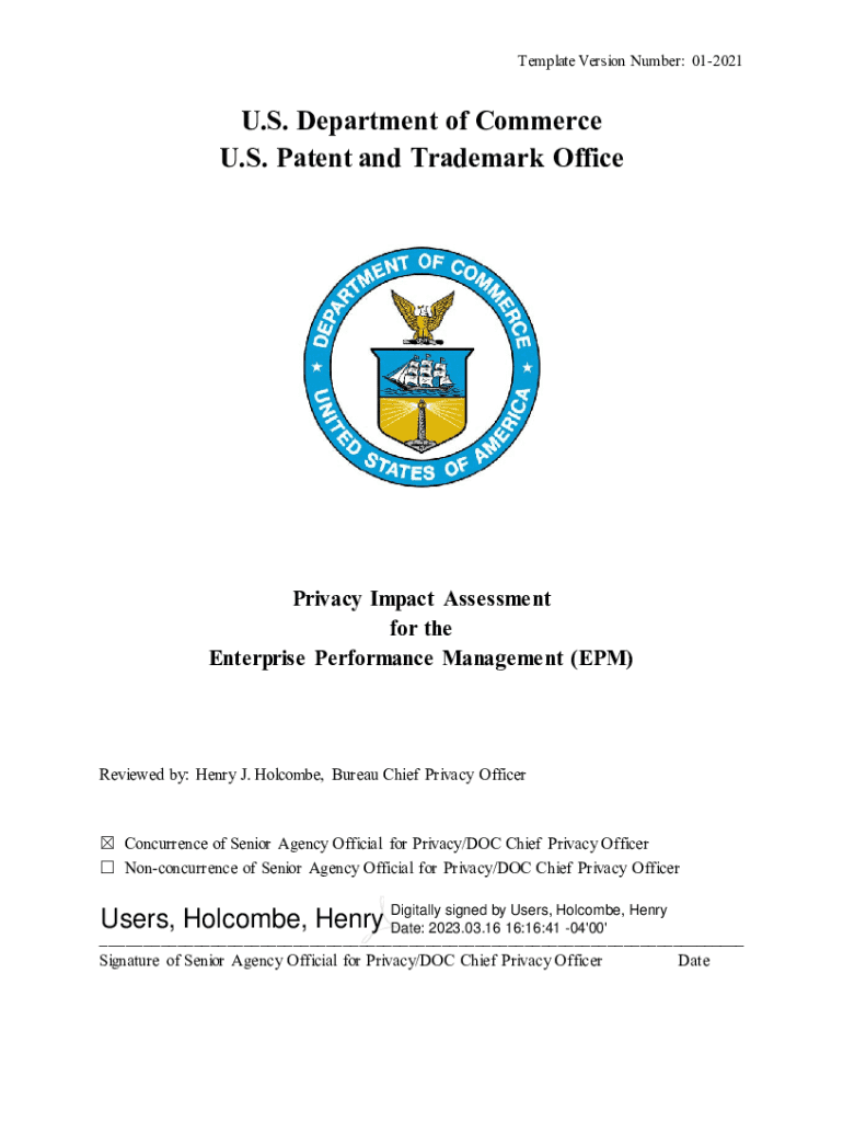 Fillable Online Privacy Impact Assessment for Enterprise Performance ...