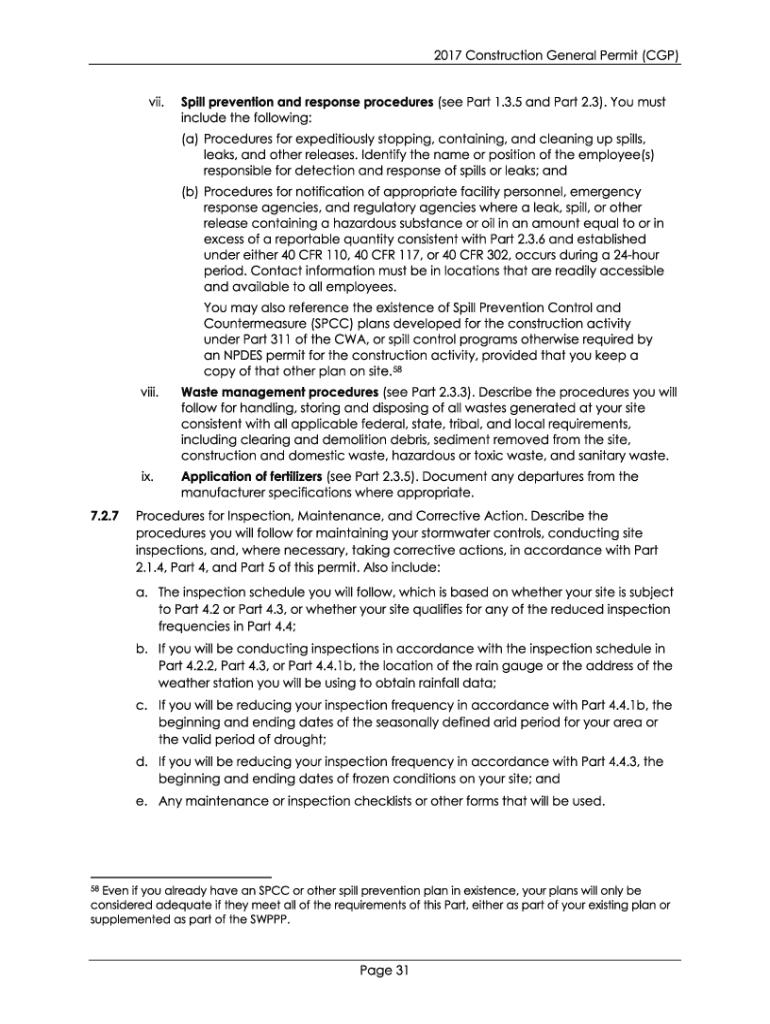 Fillable Online Stormwater Pollution Prevention Plan – Inspection Form ...