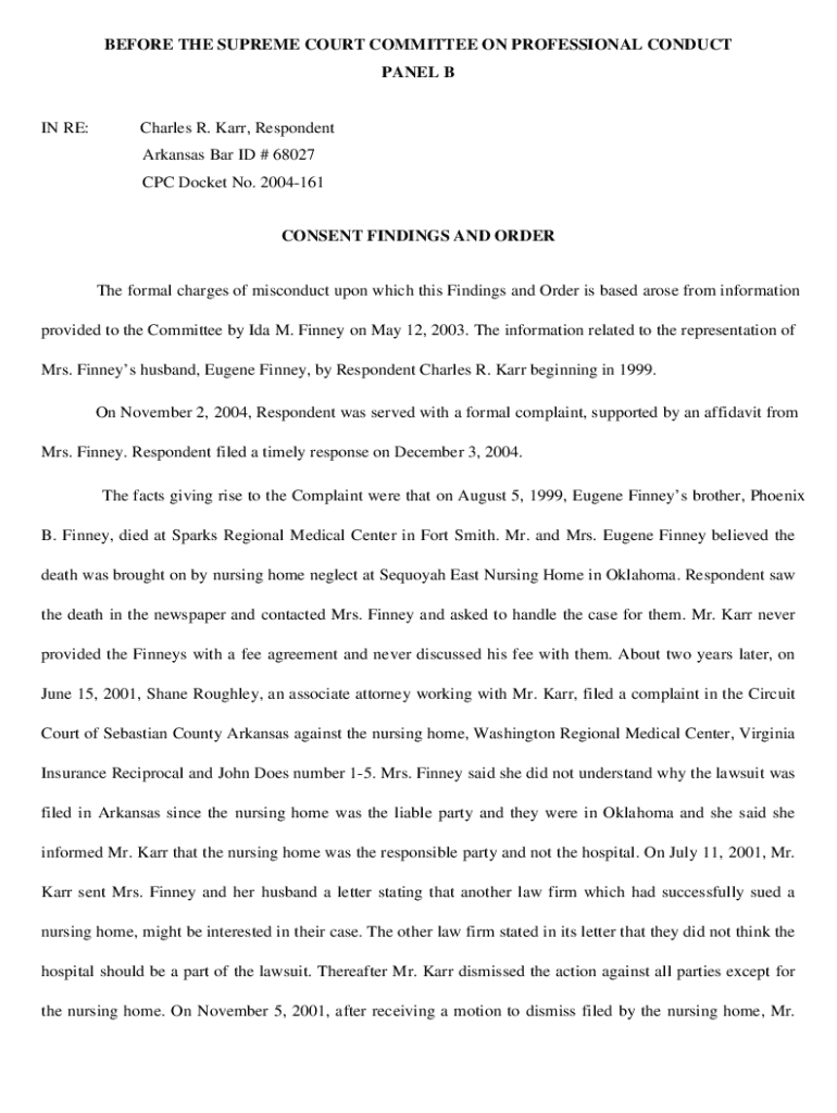 Fillable Online Karr, Respondent Fax Email Print - pdfFiller