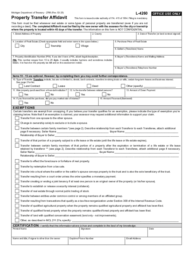 Fillable Online Property Transfer Affidavit Fax Email Print - pdfFiller
