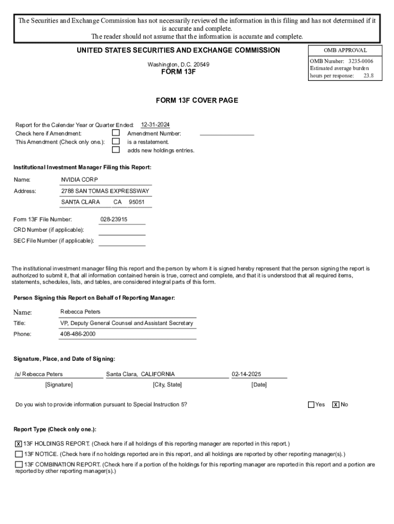 Fillable Online Form 13f Cover Page Fax Email Print - pdfFiller