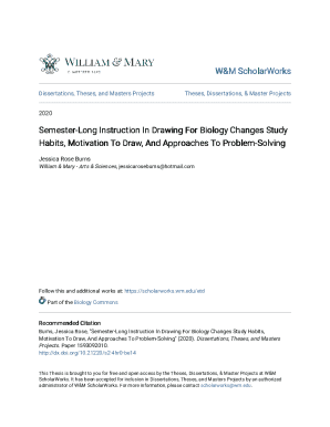 Fillable Online Semester-long Instruction in Drawing for Biology ...