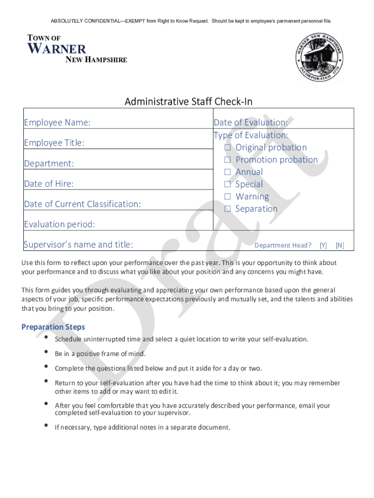 Fillable Online Employee Performance Evaluation Fax Email Print - pdfFiller