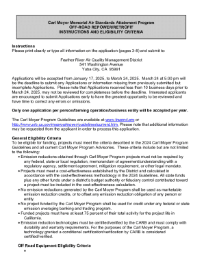 Fillable Online Carl Moyer Memorial Air Standards Attainment Program ...