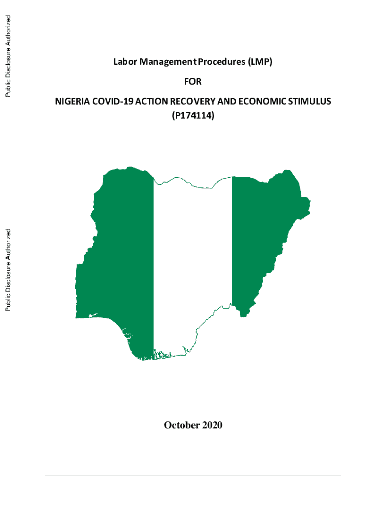 Fillable Online Labour Management Procedures for N-cares Programme Fax ...