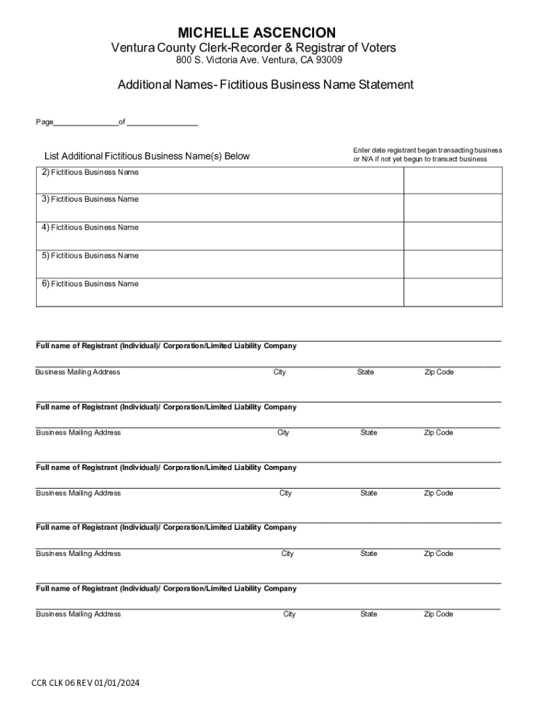 Fillable Online Fictitious Business Name Statement Fax Email Print ...