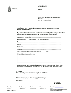 Fillable Online hk wd6 Milj och samhllsbyggnadsnmnden Fax Email Print - pdfFiller