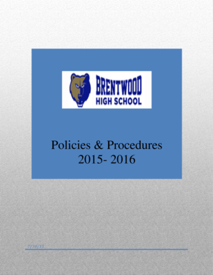 Fillable Online wcs 2015 -2016 School Policies and Procedures - Williamson County ... - wcs Fax ...