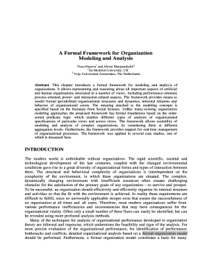 Fillable Online A Formal Framework for Organization Fax Email Print ...