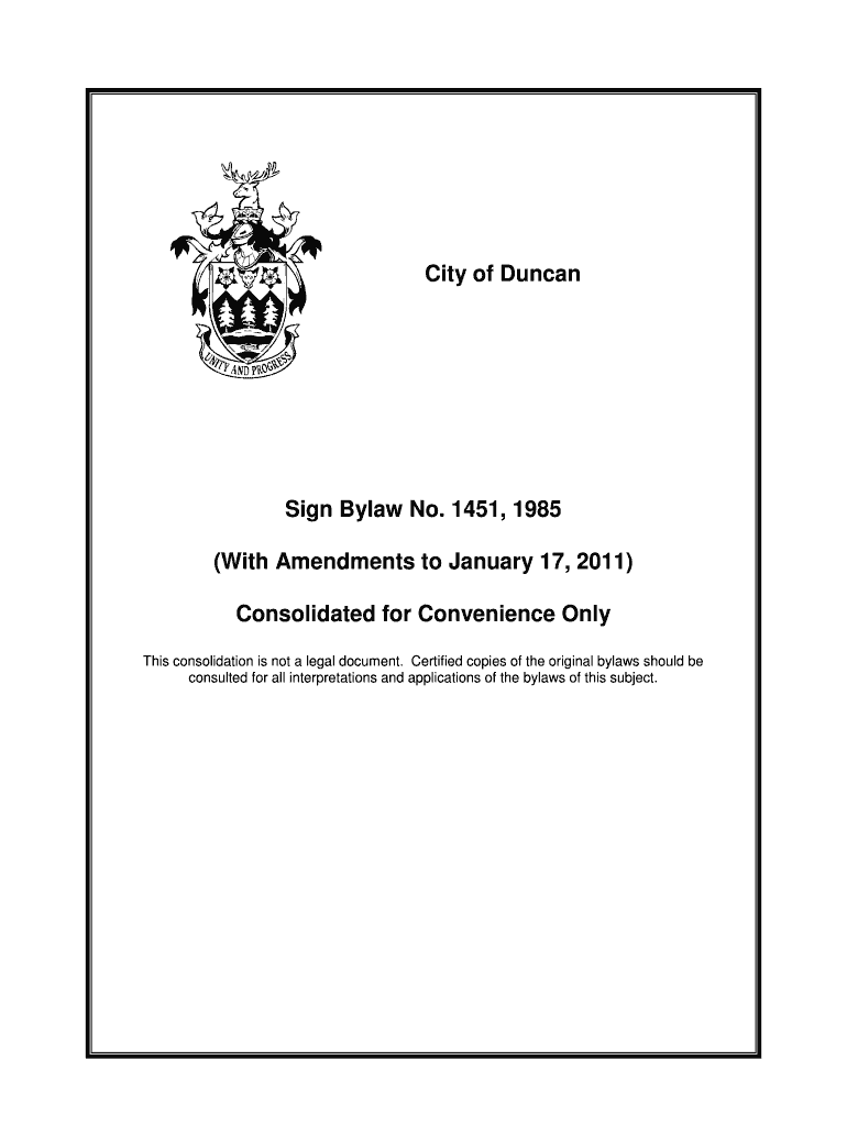 Fillable Online 1451 Signs-consolidated.pdf - City of Duncan Fax Email ...