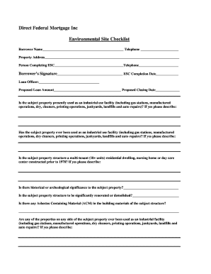 Fillable Online Commercial Lending Document Checklist Fax Email Print ...