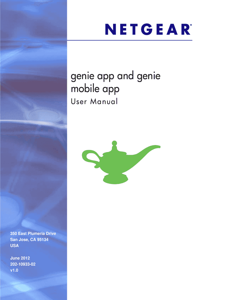 Fillable Online genie app and genie Fax Email Print - pdfFiller