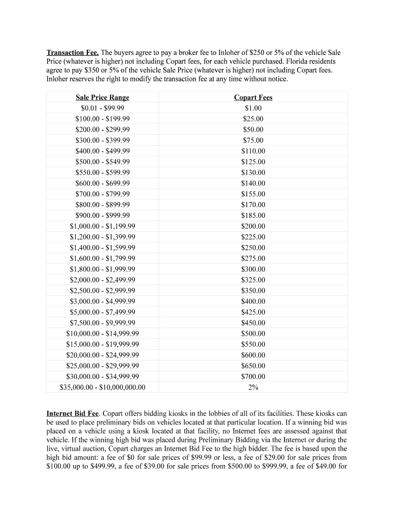 Fillable Online Transaction Fee Fax Email Print - pdfFiller