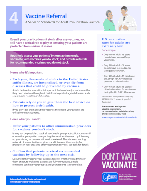 Fillable Online cdc 4. Adult Vaccination - cdc Fax Email Print - pdfFiller