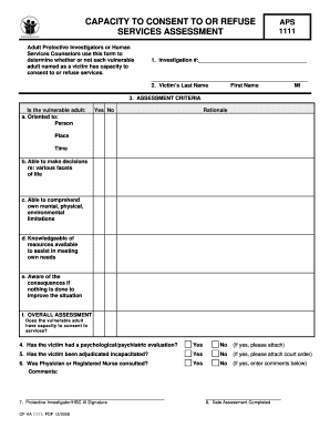 Fillable Online elderaffairs state fl Adult Protective Services ...