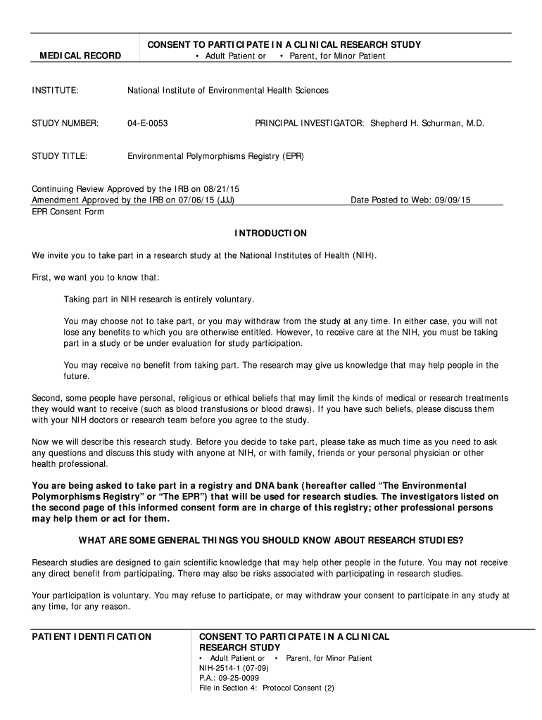 Fillable Online EPR Consent Form Fax Email Print - pdfFiller