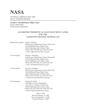 Fillable Online lightning nsstc nasa Algorithm theoretical basis ...
