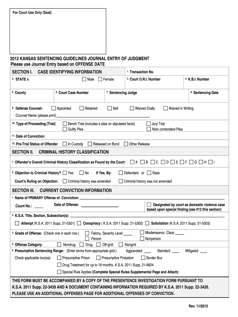 Fillable Online 2012 JE- COMPLETE form - pdf Fax Email Print - pdfFiller