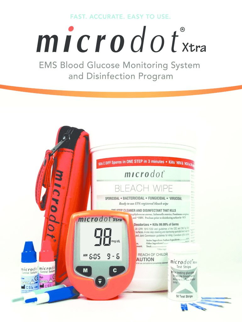 Fillable Online EMS Blood Glucose Monitoring System Fax Email Print ...