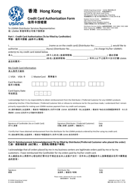 USANA Hong Kong Limited USANA - Fill and Sign Printable Template Online
