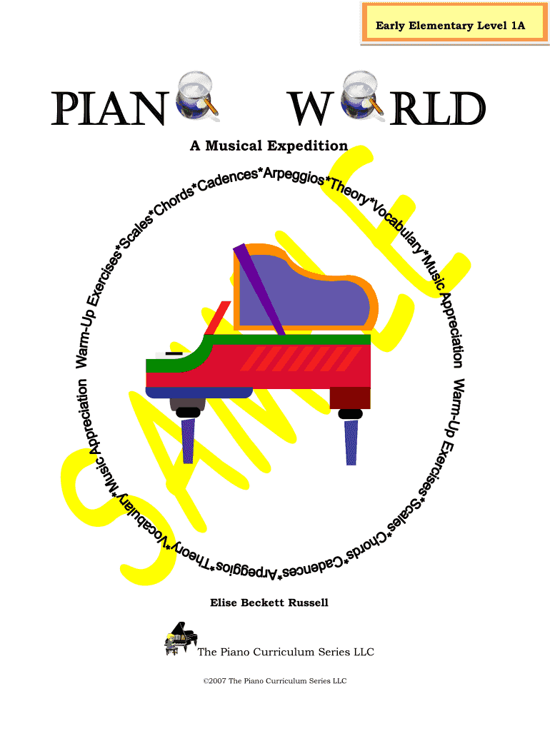 Fillable Online The Piano Lesson Fax Email Print - pdfFiller