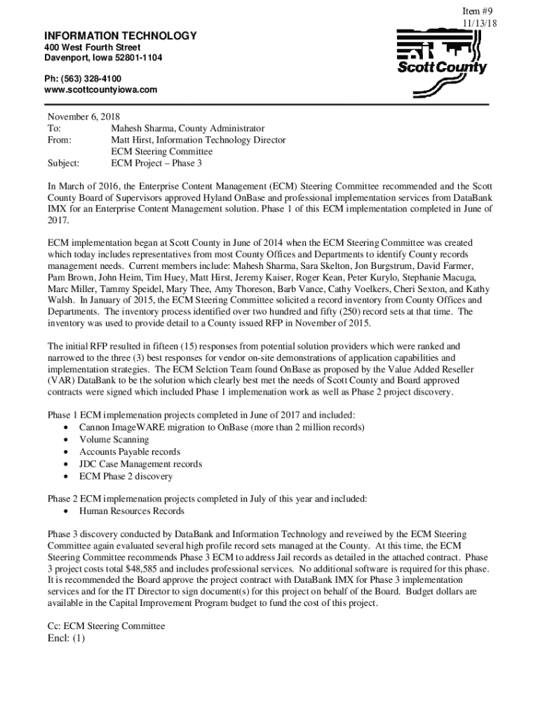 Fillable Online Ecm Project – Phase 3 Fax Email Print - pdfFiller