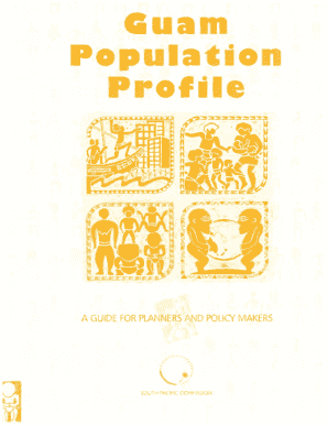 Fillable Online Guam Population Profile: a Guide for Planners and ...