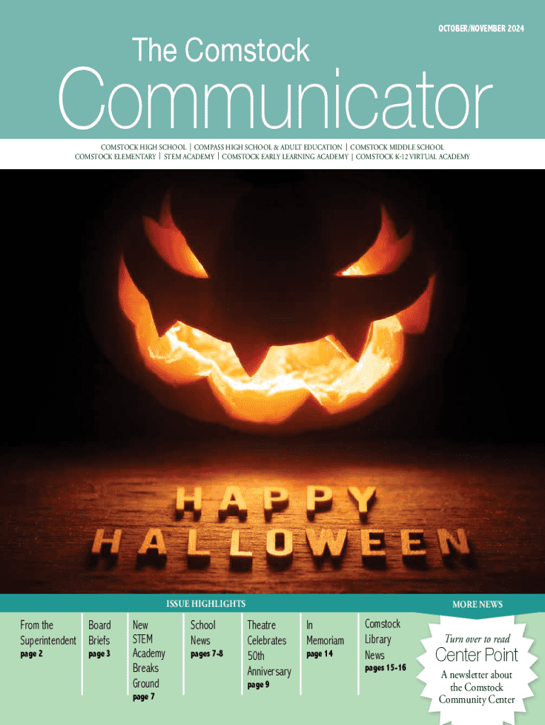 Fillable Online October/november 2024 Fax Email Print - pdfFiller