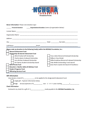Fillable Online Donation Form Fax Email Print - pdfFiller