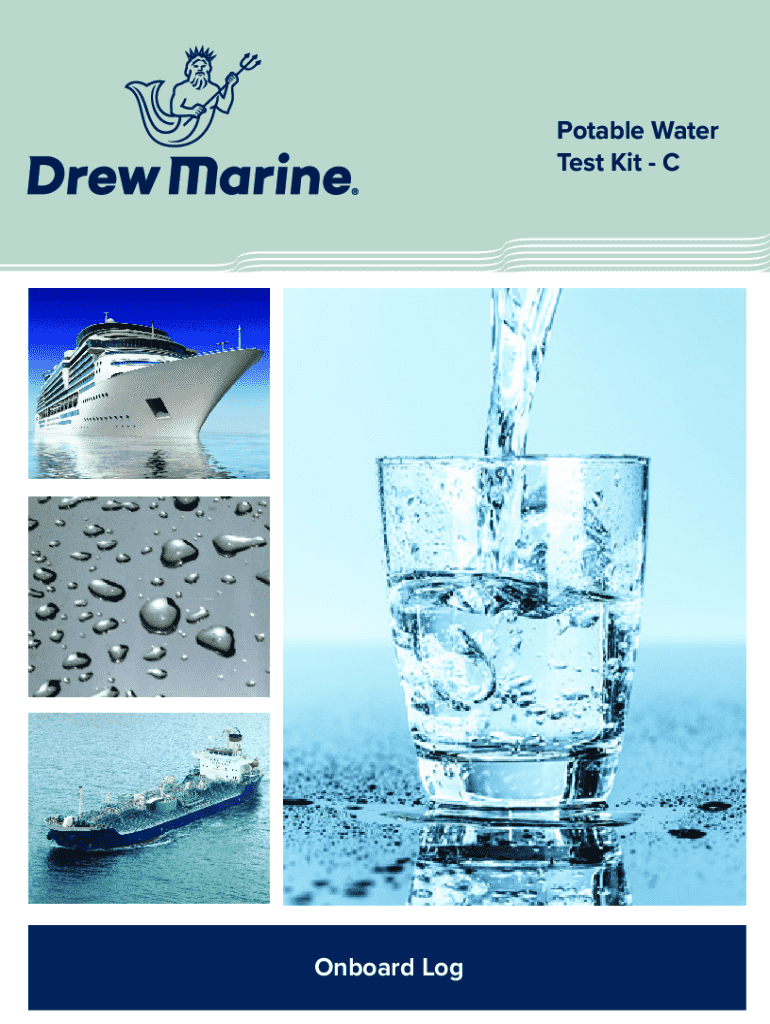Fillable Online Potable Water Test Kit - C Certificate Fax Email Print ...