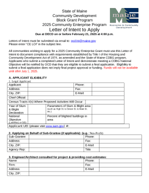 Letter of Intent to Apply Doc Template | pdfFiller
