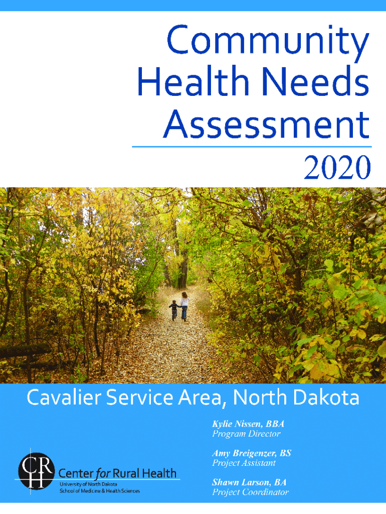 Fillable Online Community Health Needs Assessment 2020 Fax Email Print ...