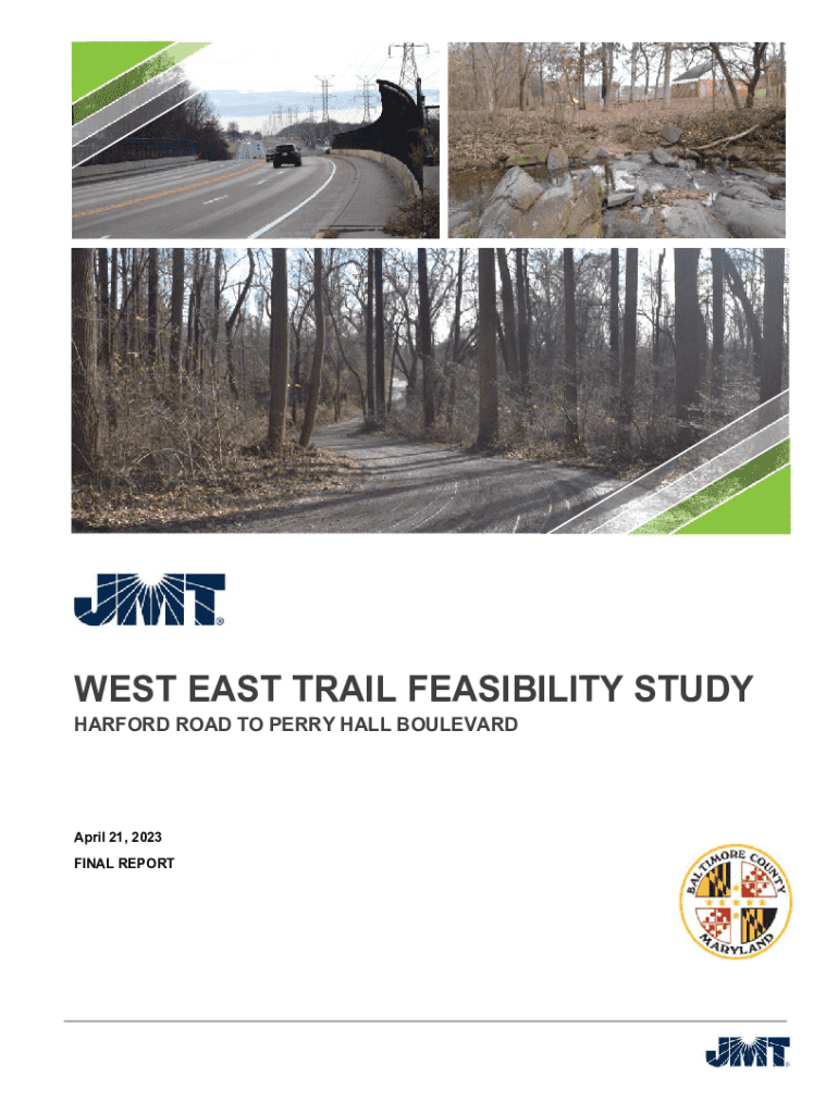 Fillable Online West East Trail Feasibility Study Harford Road to Perry ...