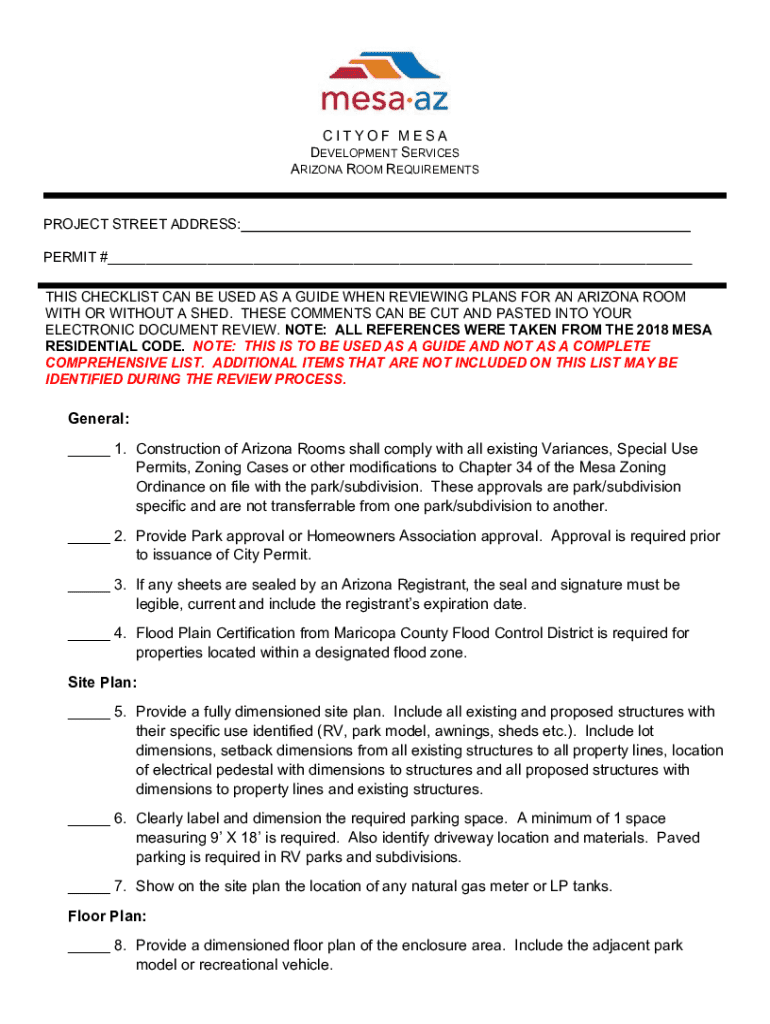 Fillable Online CITYOF MESA Fax Email Print - pdfFiller