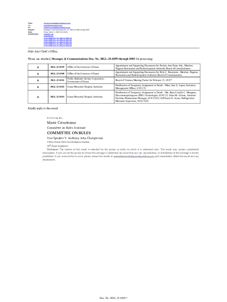 Fillable Online 38GL-25-0299 through 0303 Fax Email Print - pdfFiller