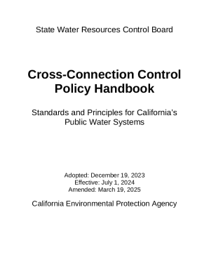 Cross-connection Control Policy Handbook - waterboards ca Doc Template ...