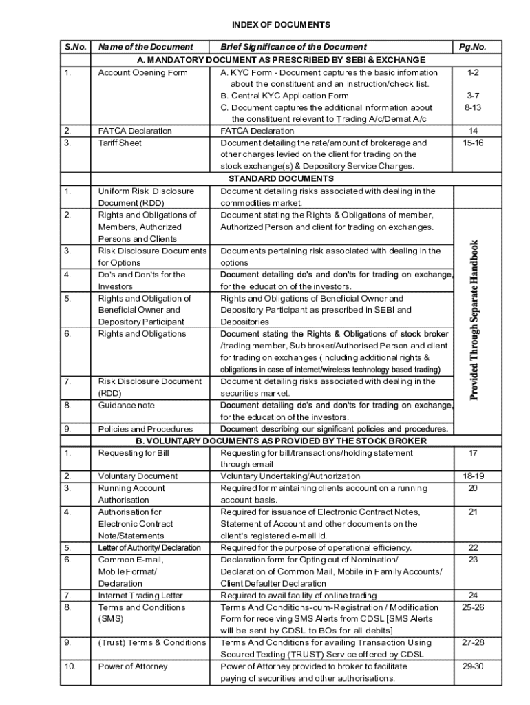 Fillable Online Kyc Form and Risk Disclosure Document Fax Email Print ...