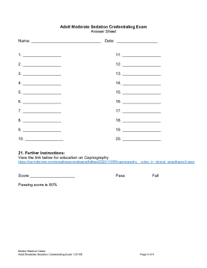 Fillable Online Policy and Procedure Manual for Adult Moderate Sedation ...