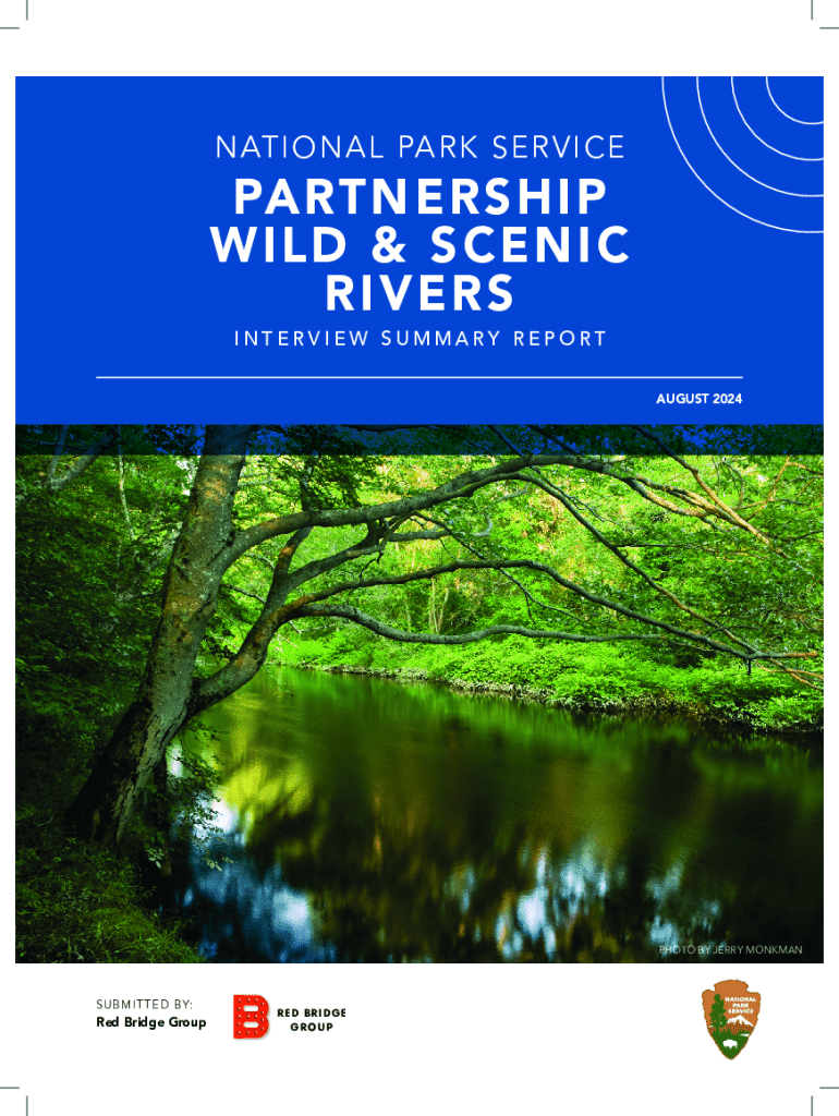 Fillable Online National Park Service Partnership Wild and Scenic ...