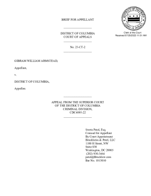 Fillable Online Appellate Brief Fax Email Print - pdfFiller