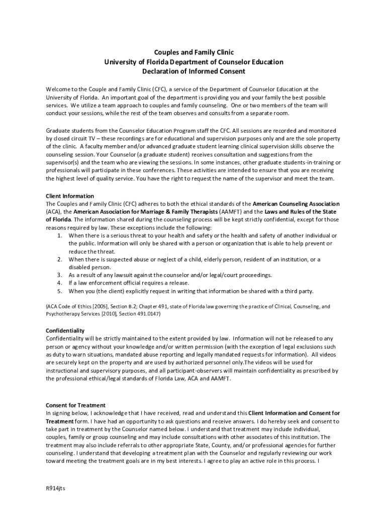 Fillable Online Informed Consent for Treatment Fax Email Print - pdfFiller