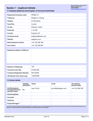 Fillable Online Application for Bba Product Assessment Certification ...