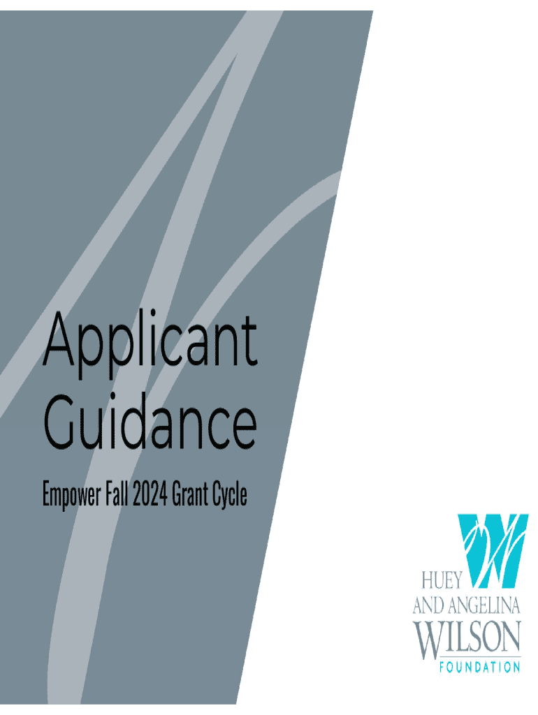 Fillable Online Empower Fall 2024 Grant Application Guidelines Fax ...