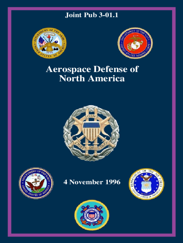 Fillable Online Joint Doctrine for Aerospace Defense of North America ...