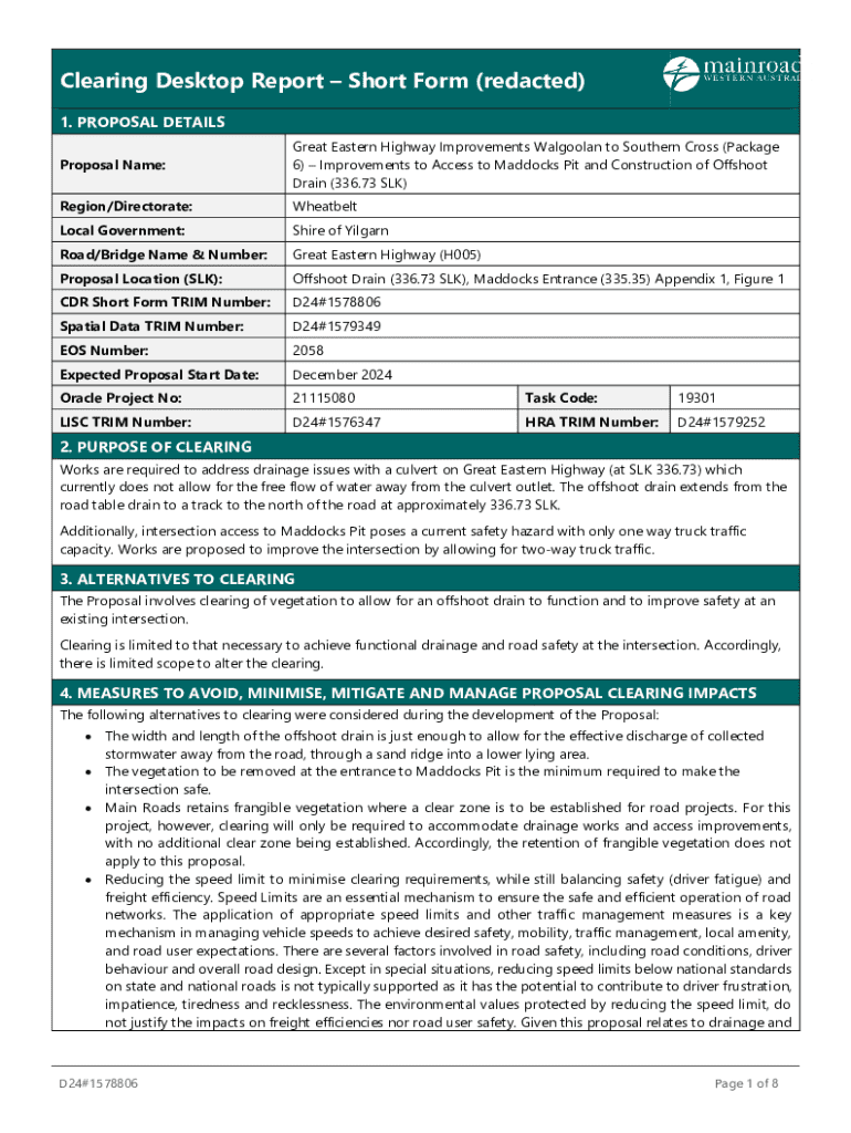 Fillable Online Clearing Desktop Report Fax Email Print - pdfFiller