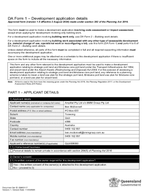 Fillable Online Development Application Form Fax Email Print - pdfFiller